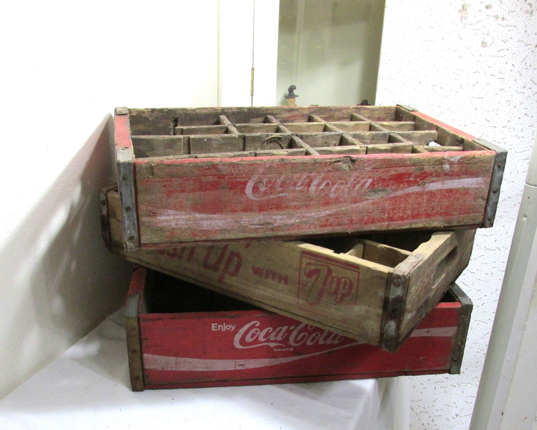 Coke or 7-up Wood Case Vintage Choice Crate Box - Etsy