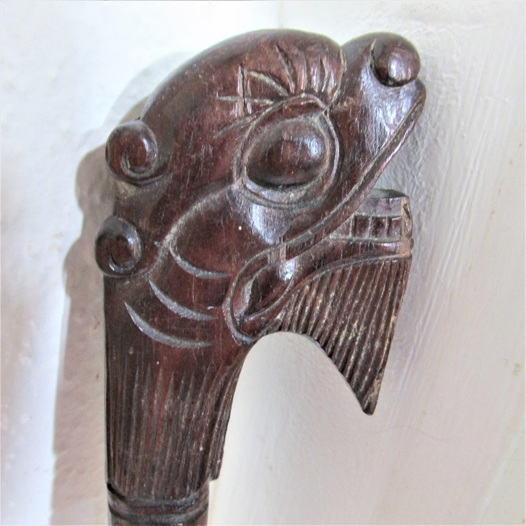 Mahogany Cane Qing Dynasty Vintage 16 Inch Walking Stick - Etsy