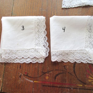 Ladies Handkerchief Choice of Vintage Estate Found Hankies Lace Edges ...