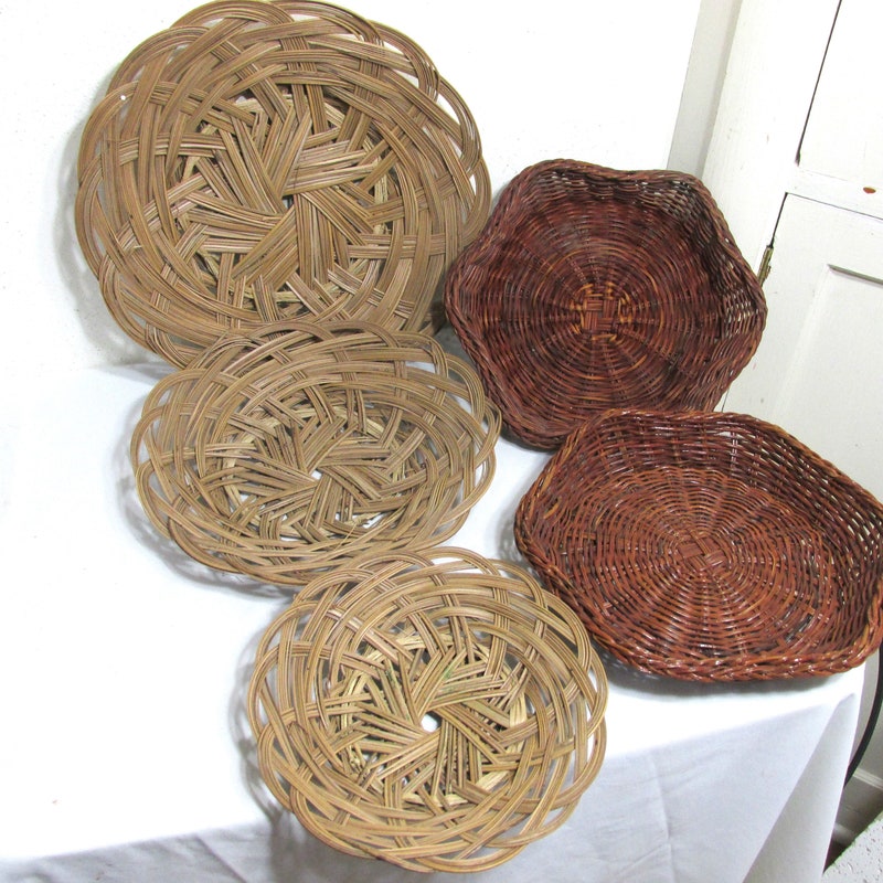 Flat Baskets - Etsy