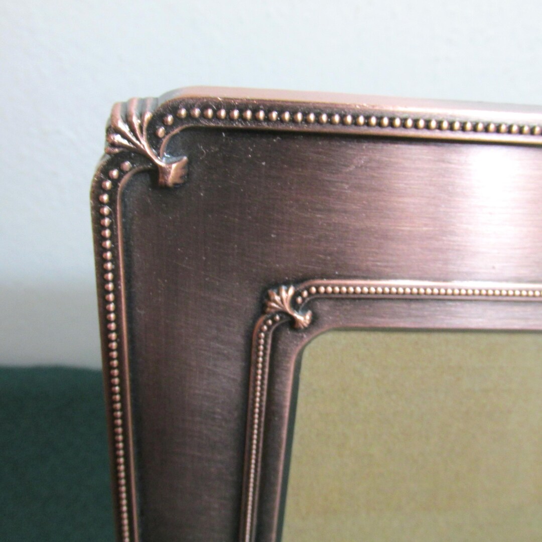 Picture Frame Copper Metal Vintage 8 X 10 With Glass and Easel Back - Etsy