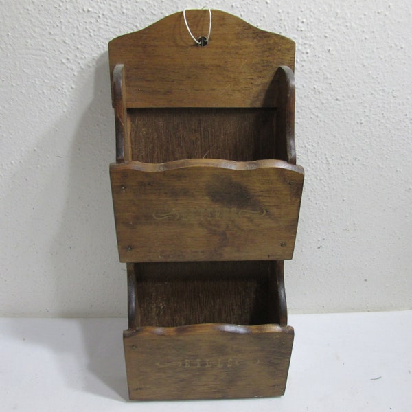 Wood Mail Organizer - Etsy
