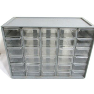 Storage Organizer Vintage Plastic Case 30 Drawers Cabinet - Etsy