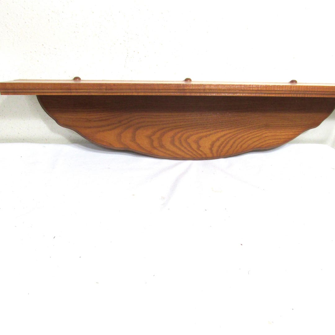 Shelf Single With Plate Groove Decorative Wall Hanging 24 X 5 1/8 Inch ...