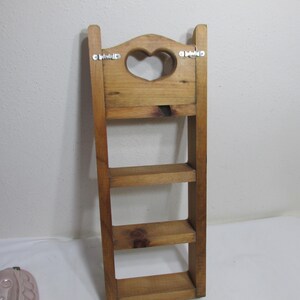 Shadow Box Shelf Vintage Narrow 4 Tier Shelf - Etsy
