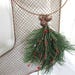 Wire Mesh Christmas Stocking Vintage Faux Pine Bough and Berries - Etsy