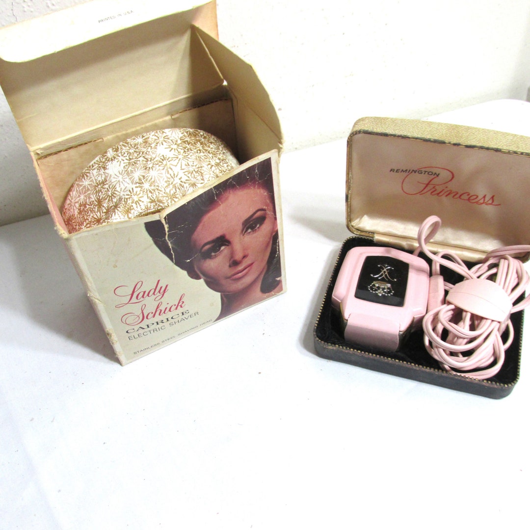 Electric Shaver Choice of Vintage Lady Schick or Remington Princess - Etsy
