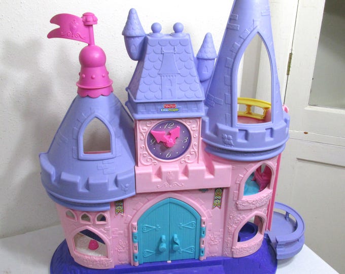 Fisher Price Disney Princess Castle Retired With Accessories Number ...