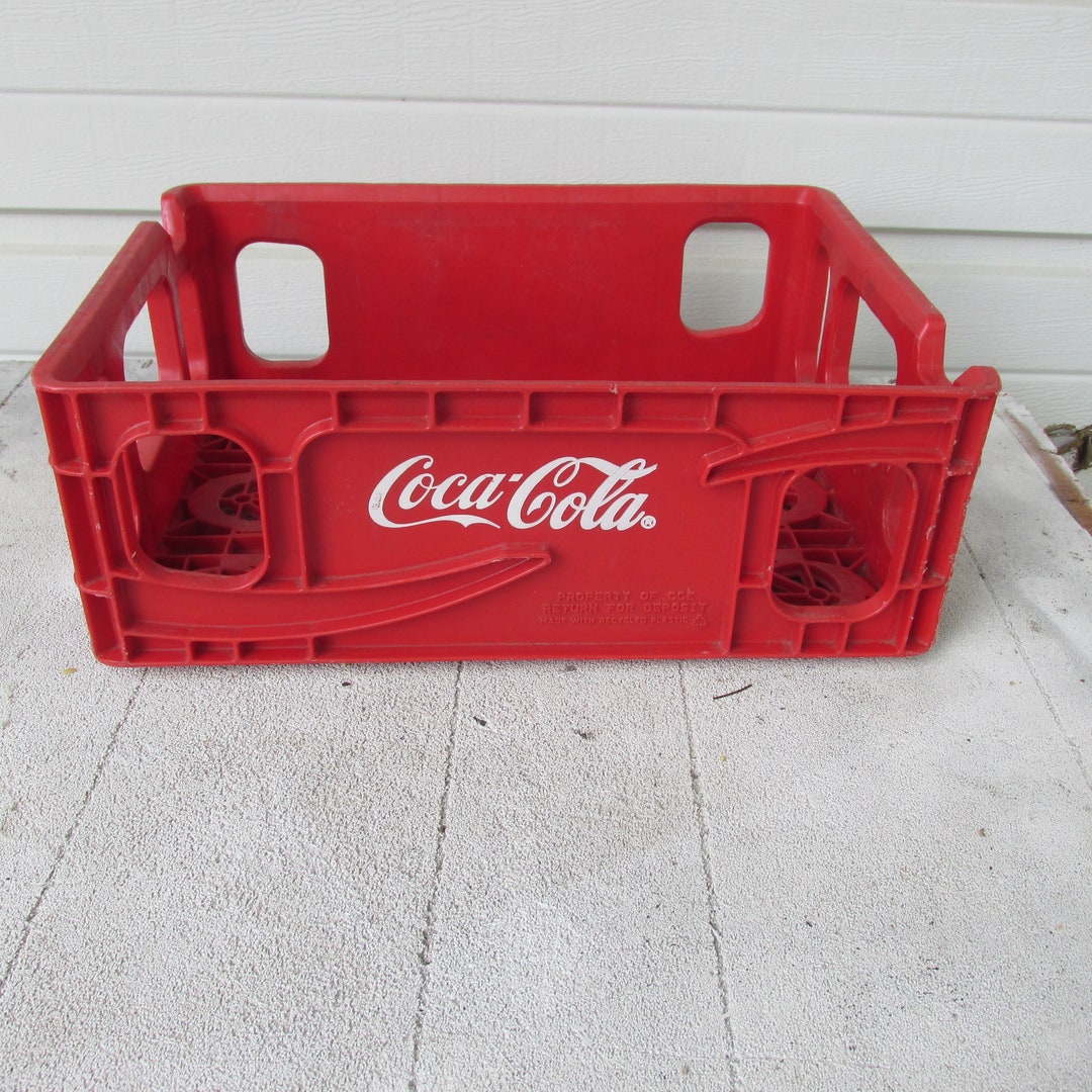 Plastic Coke Case Vintage Coca-cola Open Crate - Etsy