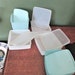Tupperware Boxes Set of 5 Vintage Square Containers - Etsy