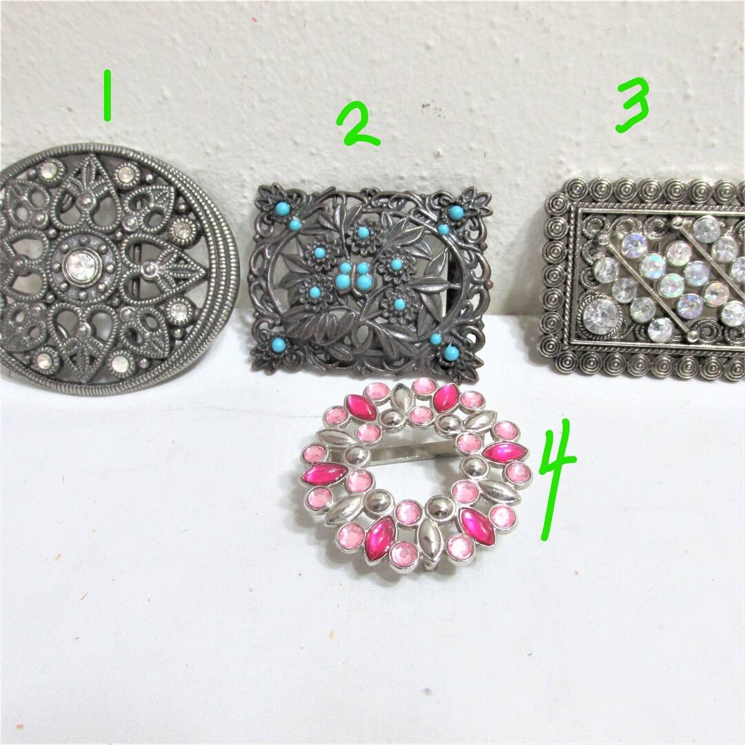 Bling Belt Buckles Vintage Choice - Etsy