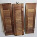 Window Shutter Louvered Choice of Vintage Wood Single Panel 32 and 24 ...