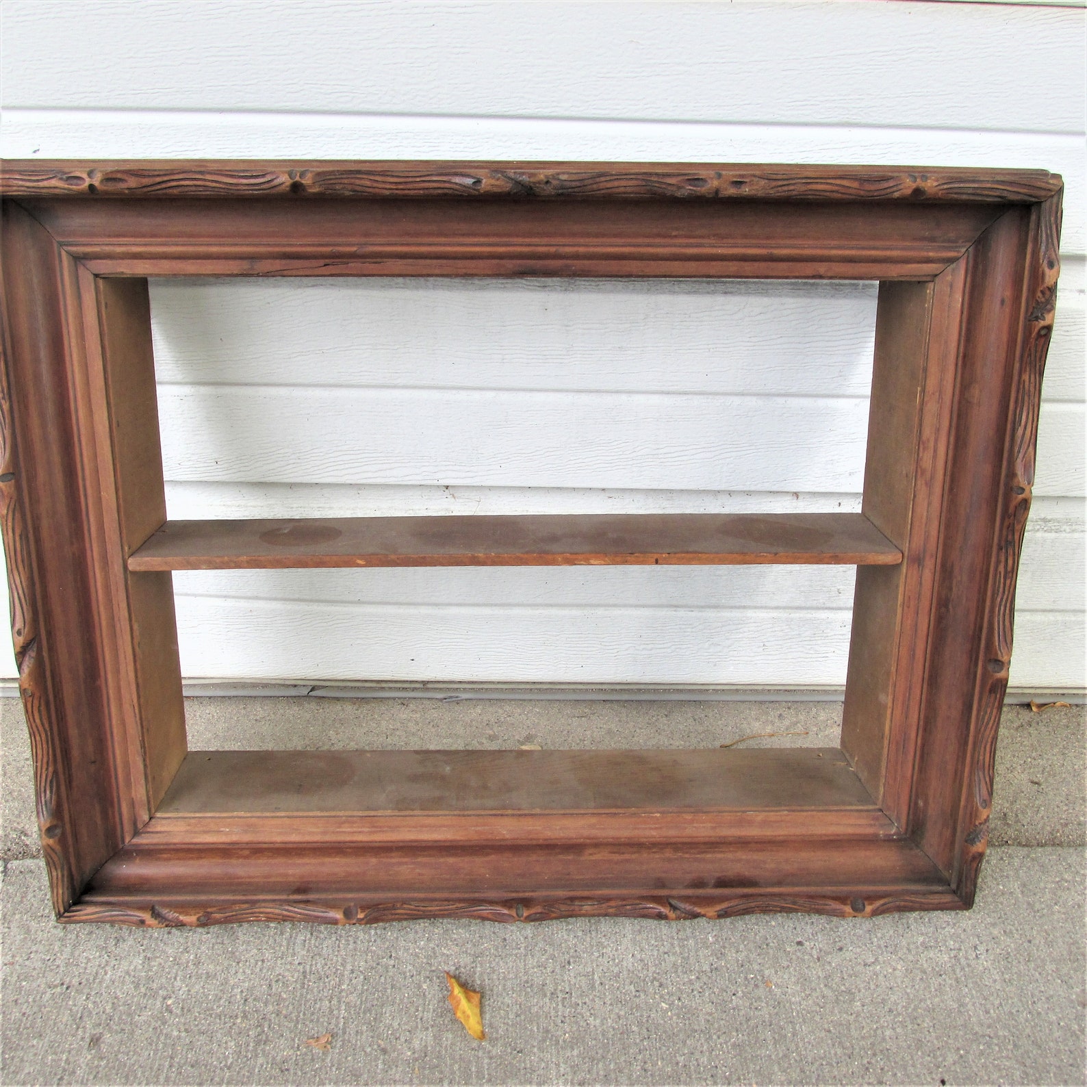 Shadow Box Vintage Picture Frame Uniquely Carved Edges - Etsy