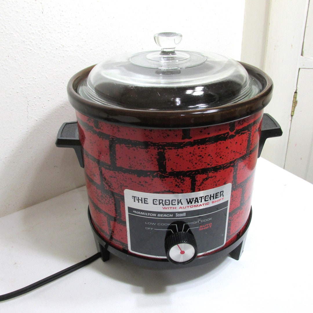 Hamilton Beach Crock Watcher Pot Vintage Stoneware Slow Cooker - Etsy