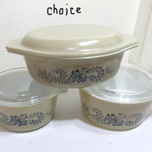 Pyrex Homestead Covered Casseroles Vintage Oval - Etsy