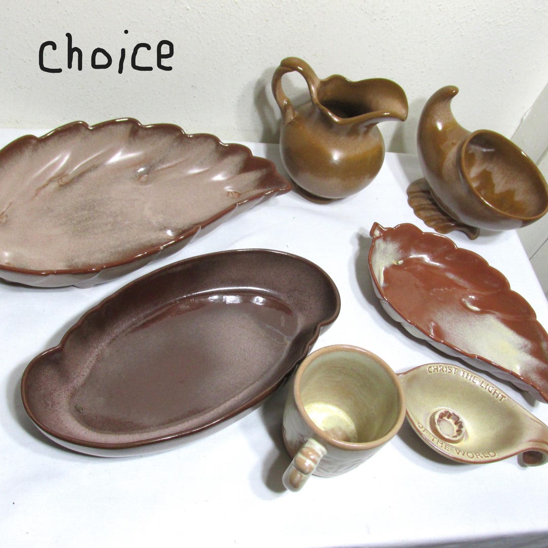 Frankoma Pottery Dish Choice of Vintage Plainsman or Cinnamon Brown - Etsy