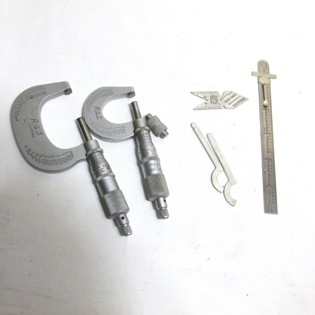 Machinist Micrometer Choice Vintage From 1970s - Etsy