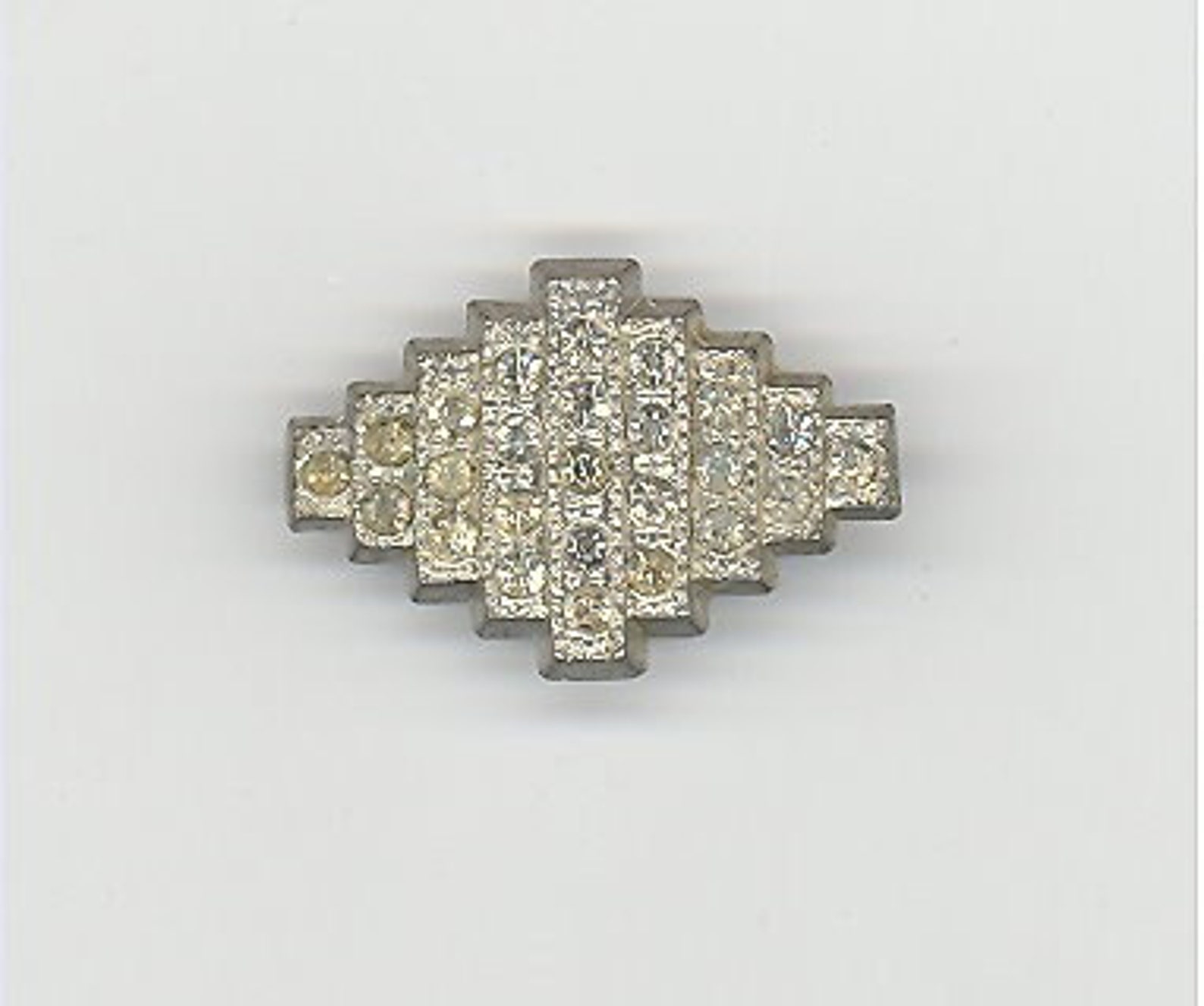 Tiny Art Deco Pin With C Clasp - Etsy