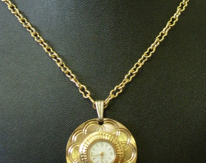 Caravelle Bulova Pendant Watch - Etsy