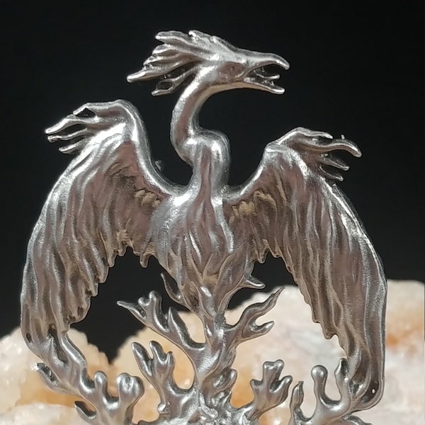 Phoenix Pin - Etsy