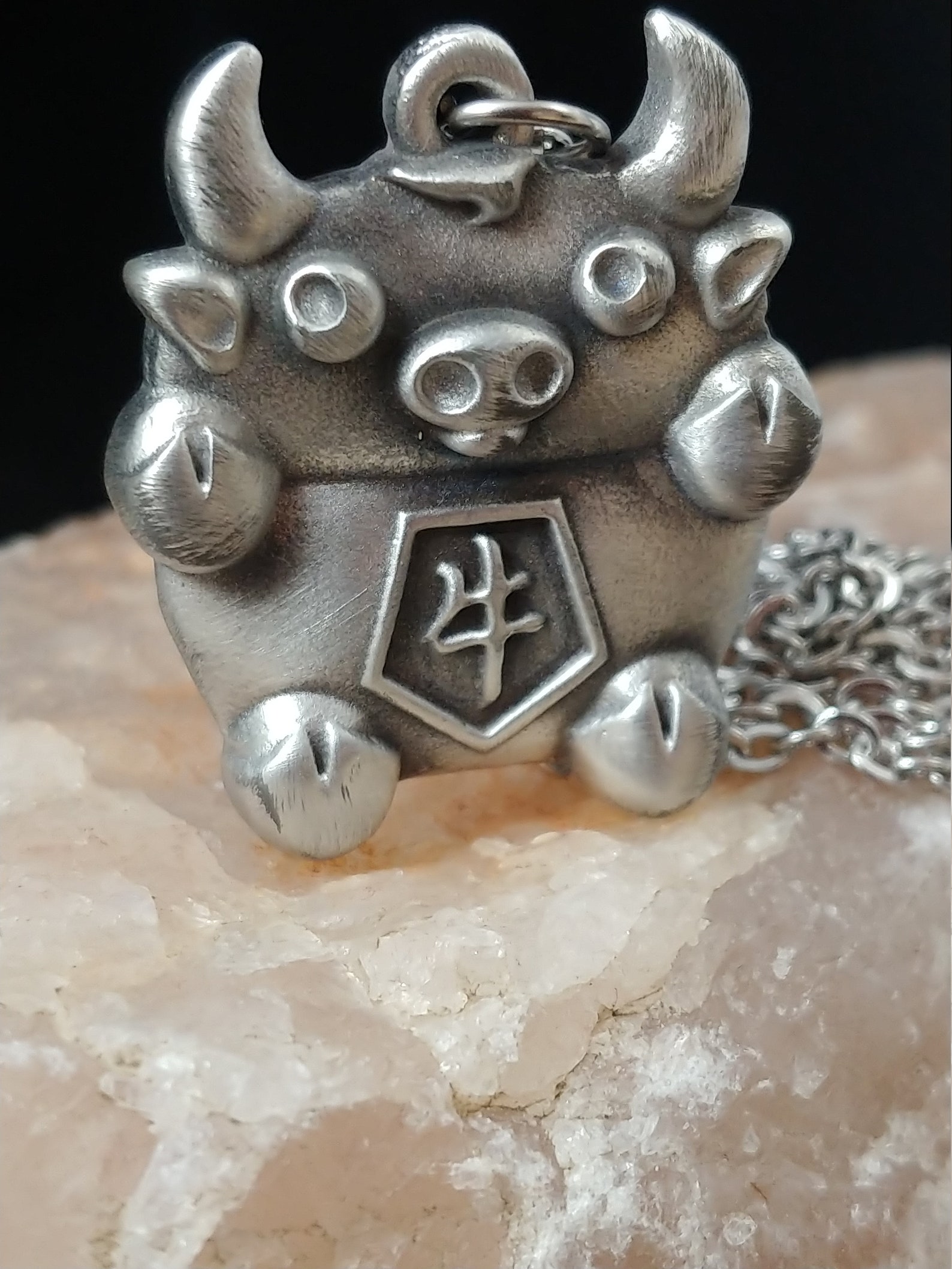 Moxy the Metal Ox Year of the OX Necklace 2021 Chinese - Etsy