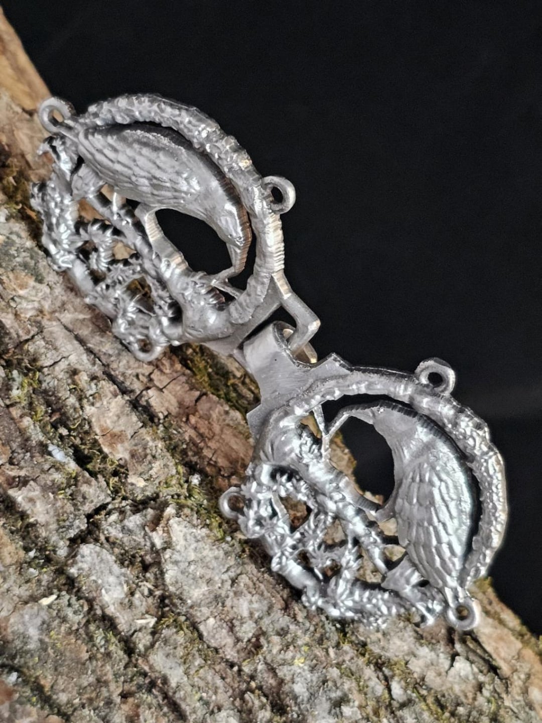 Raven Sew-in Pewter Cloak Clasp 4 Inch Length - Etsy