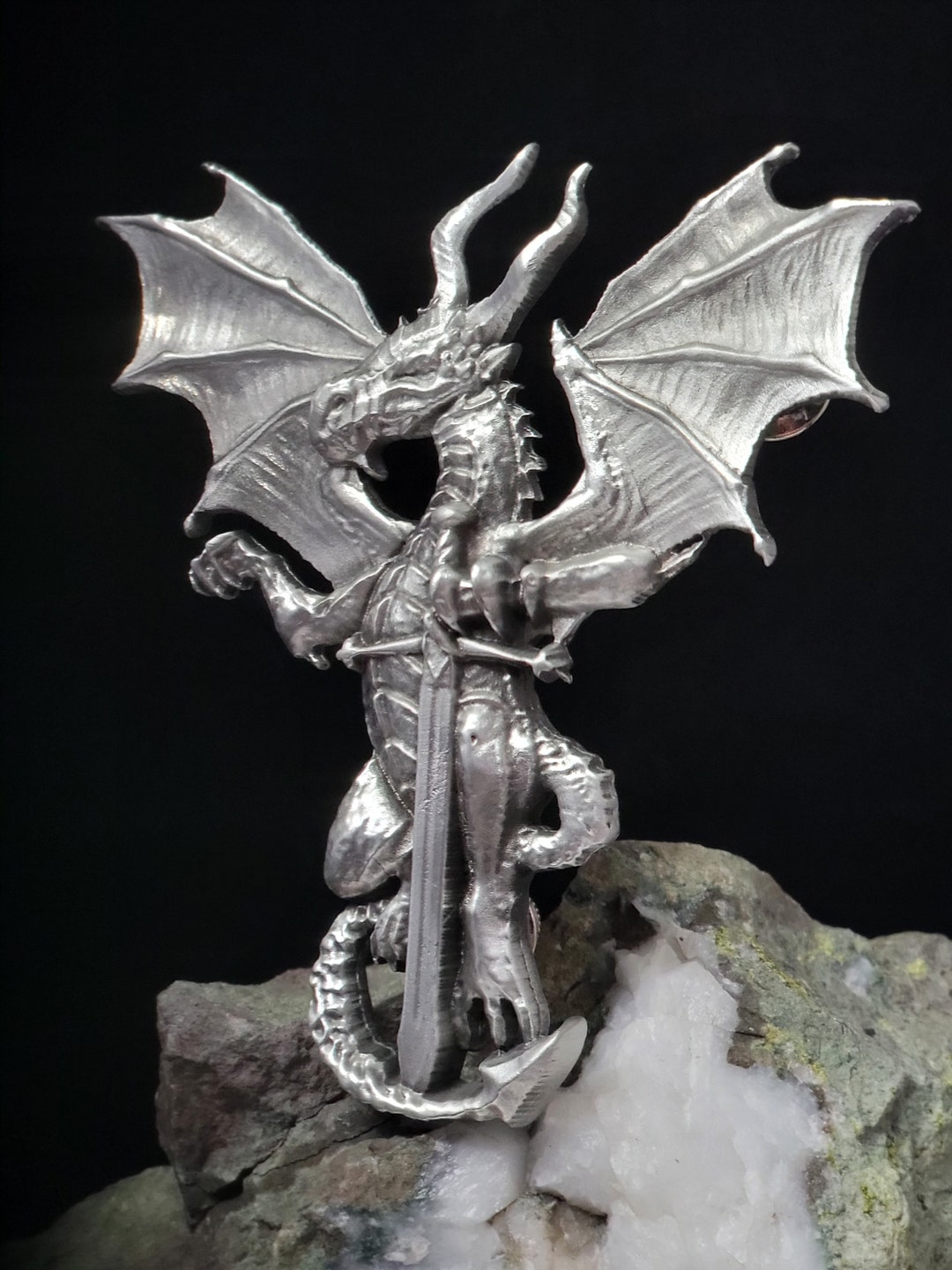 Dragon With Claymore Kilt Pin - Etsy