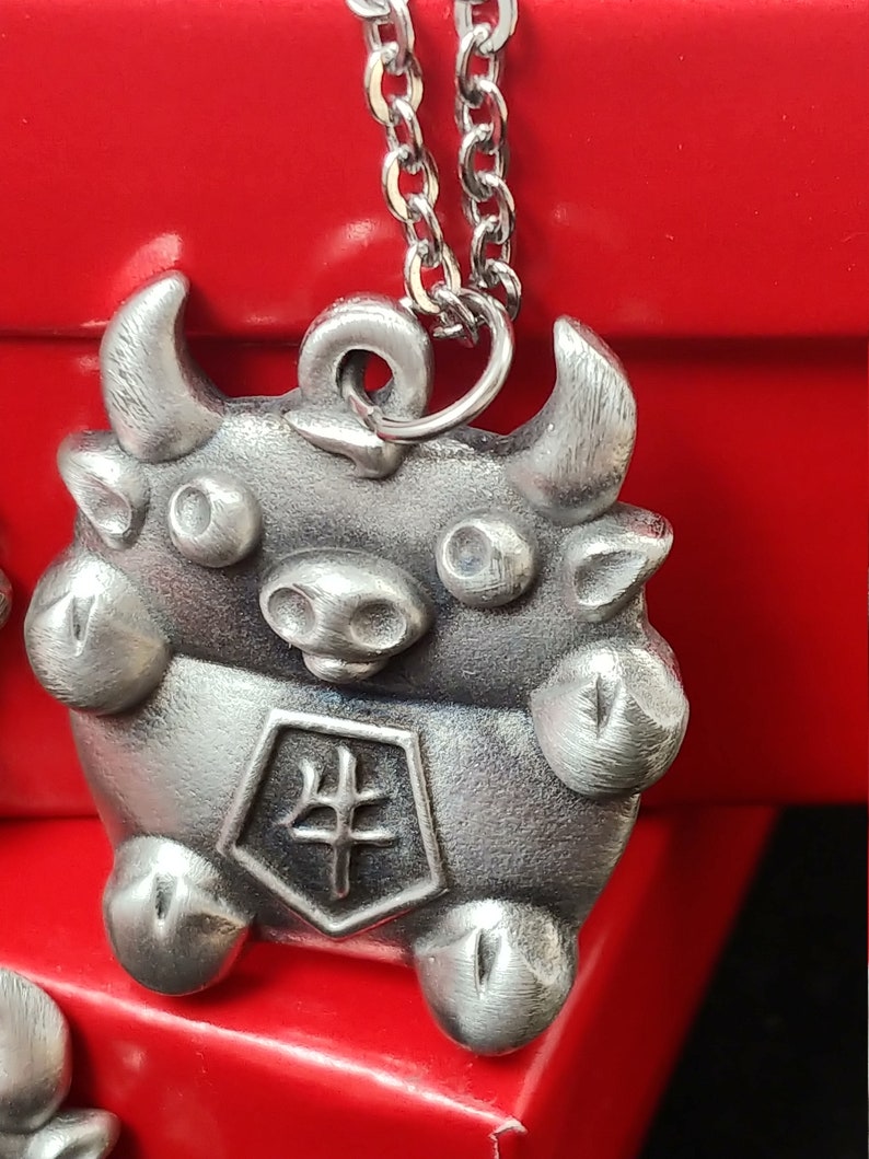 Moxy - the Metal Ox - Year of the OX Necklace - Chinese New Year - Etsy
