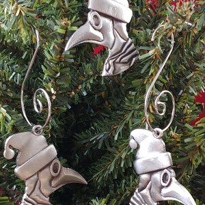 Plague Doctor Christmas Ornament Set of 3 - Etsy
