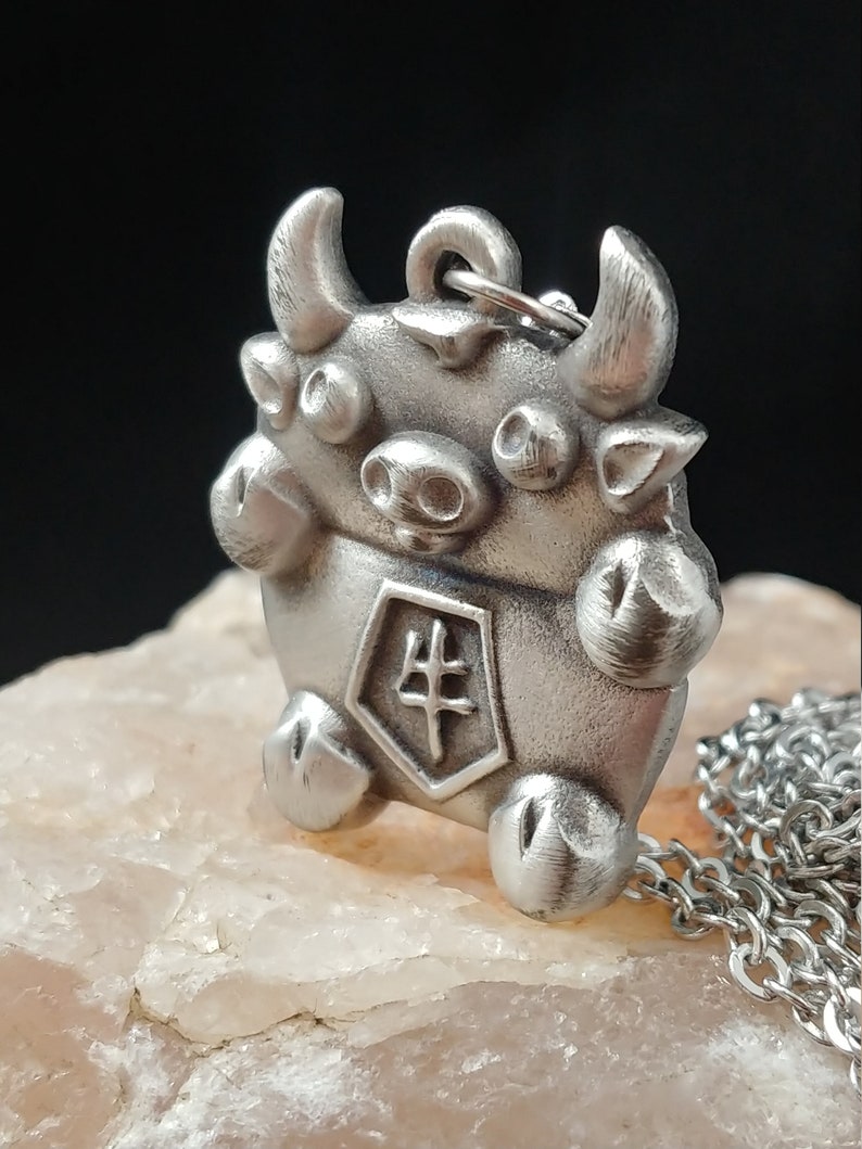 Moxy the Metal Ox Year of the OX Necklace 2021 Chinese - Etsy