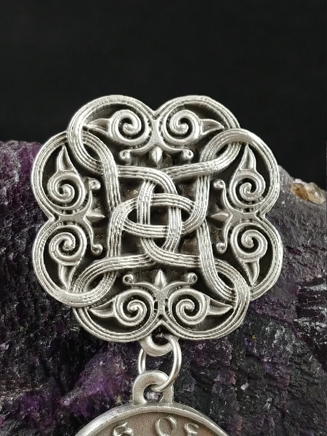 Celtic Rosette Token Holder - Etsy