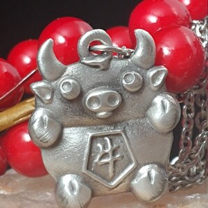 Moxy - the Metal Ox - Year of the OX Necklace - Chinese New Year - Etsy