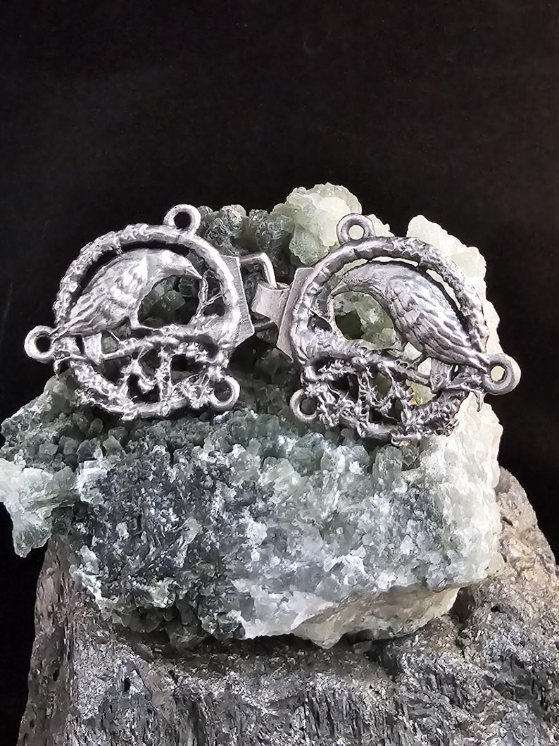 Raven Sew-in Pewter Cloak Clasp 4 Inch Length - Etsy