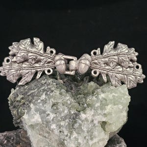 Woodland Oakleaf Pewter Sew-in Cloak Clasp - Etsy