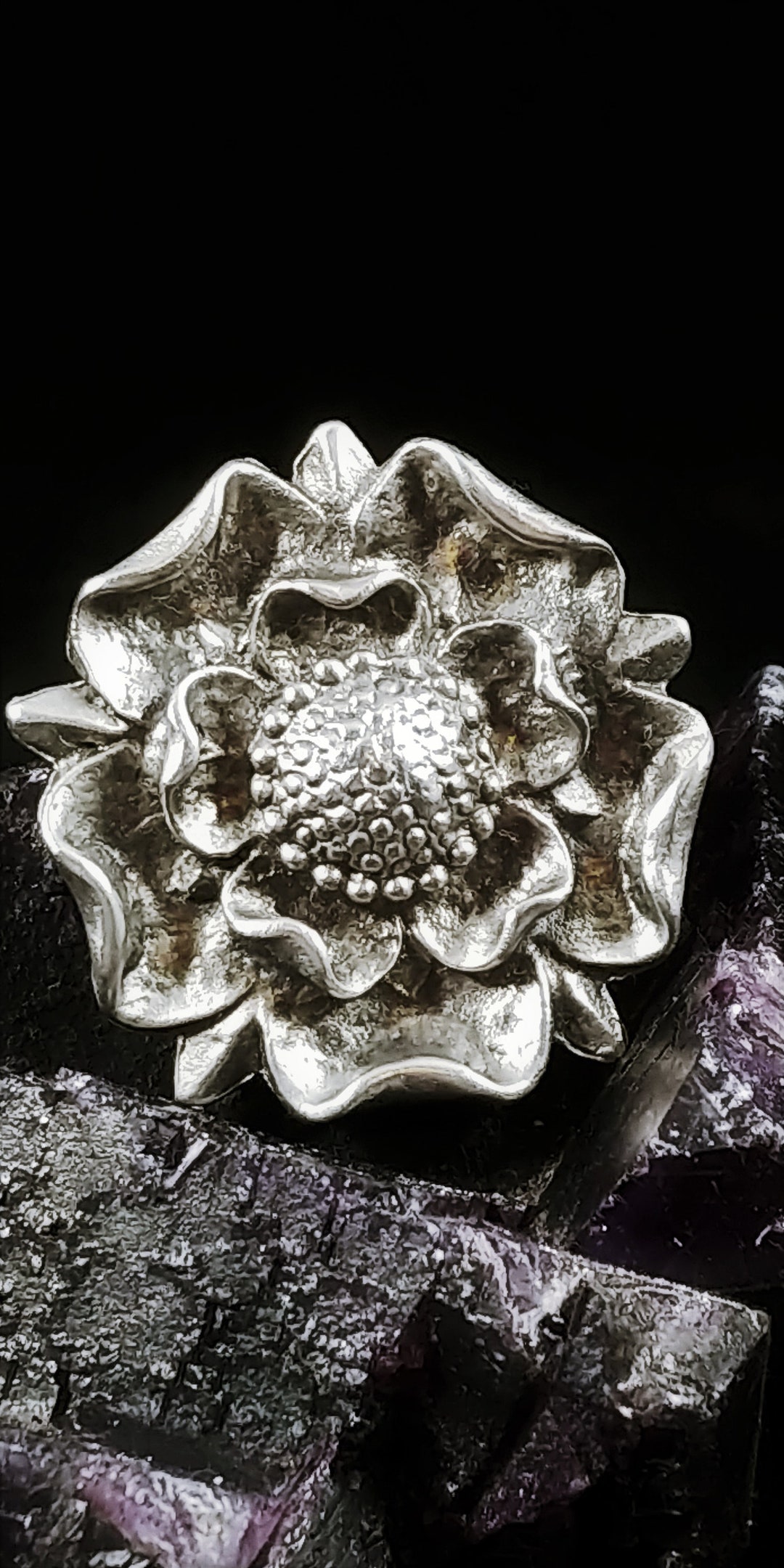 Tudor Rose Brooch - Etsy