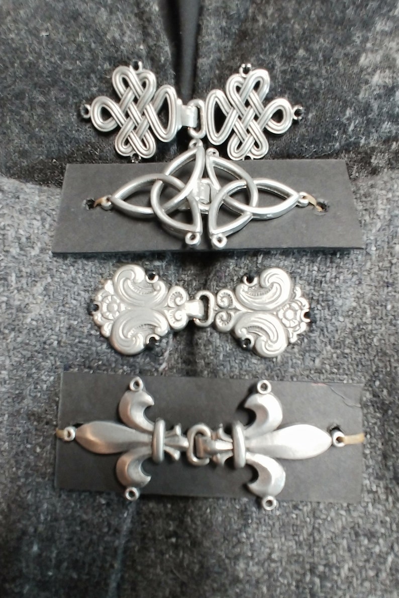 Trinity Knot Cloak Clasp-sew to Your Favorite Garment - Etsy