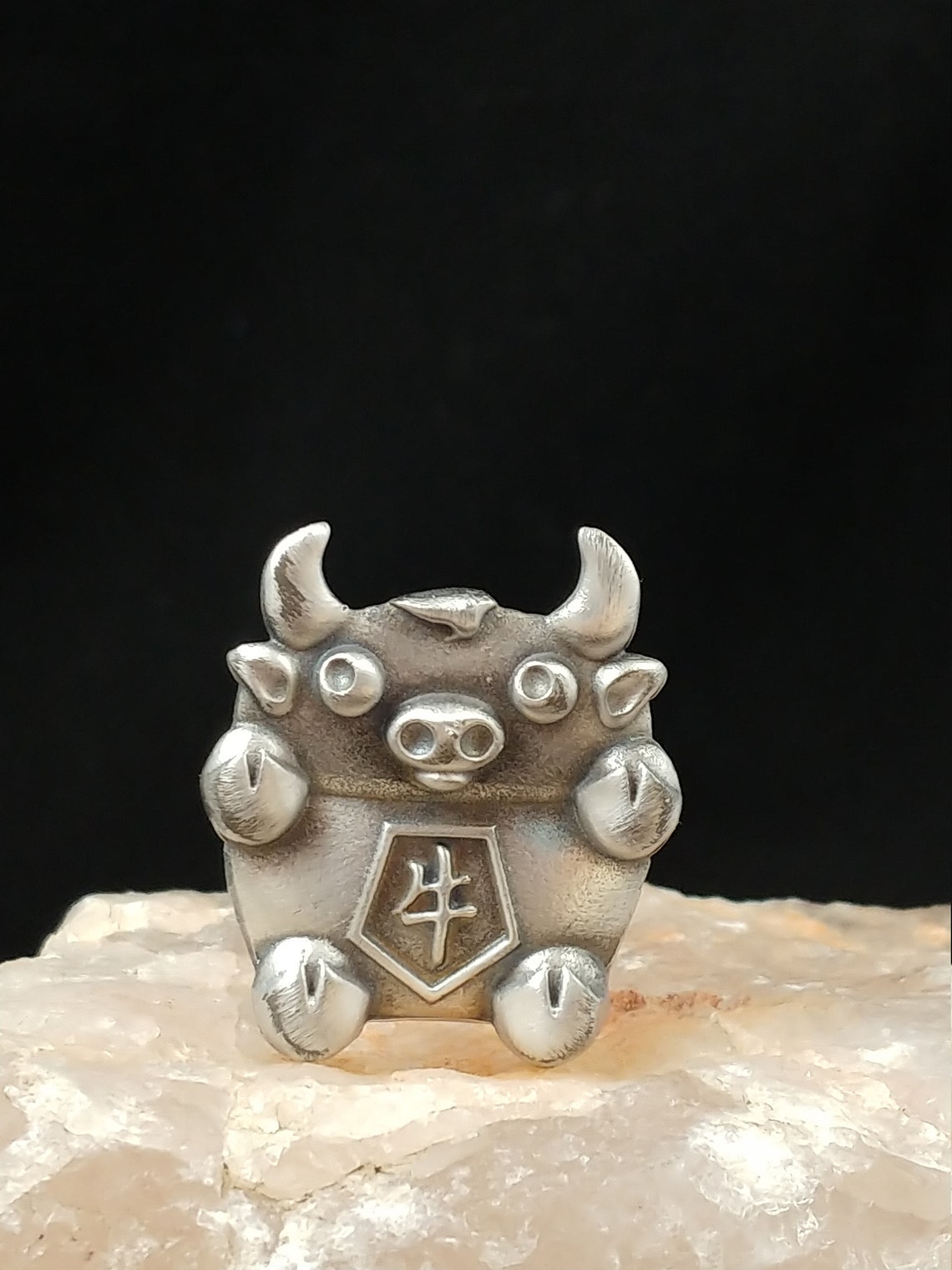 Moxy the Metal Ox Year of the OX Pin 2021 Chinese New | Etsy