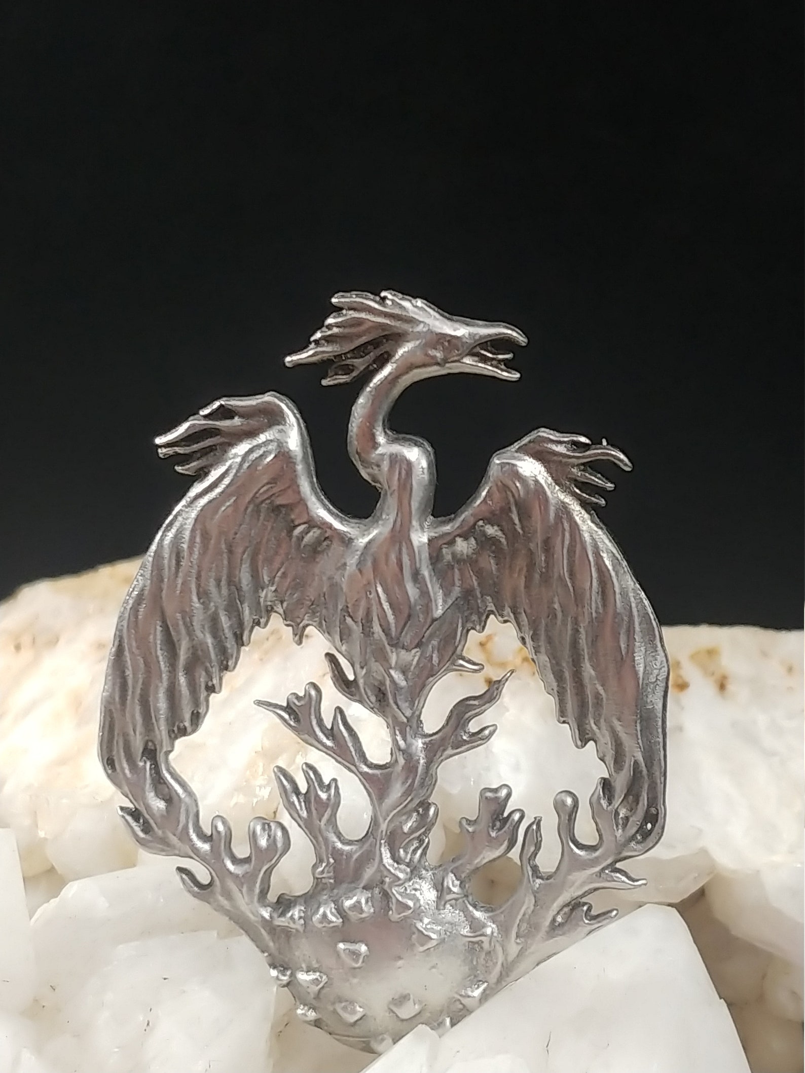 Phoenix Corona Rising Pin - Etsy