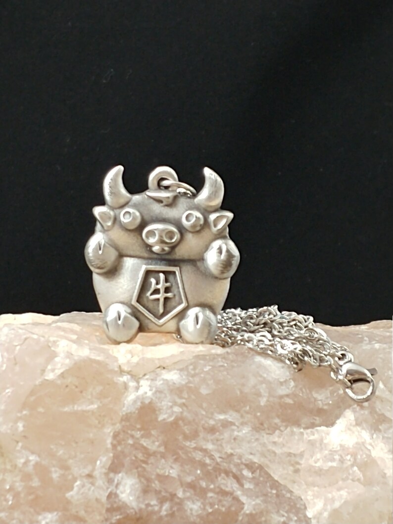 Moxy the Metal Ox Year of the OX Necklace 2021 Chinese - Etsy