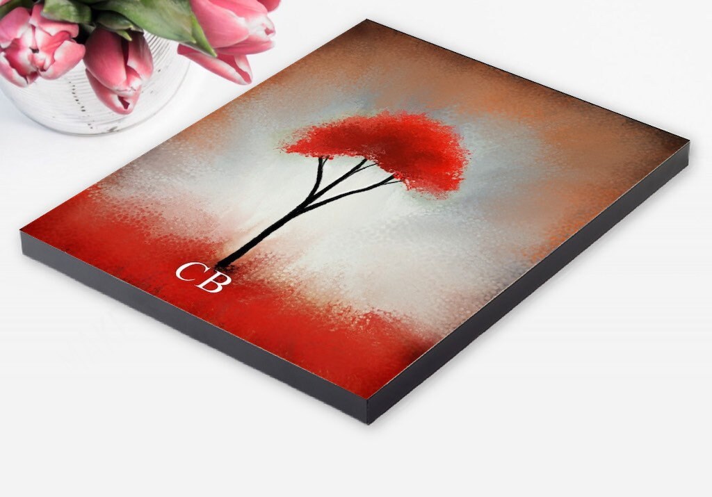 Four Seasons Abstract Landscape Art Prints Summer Fall Winter and ...