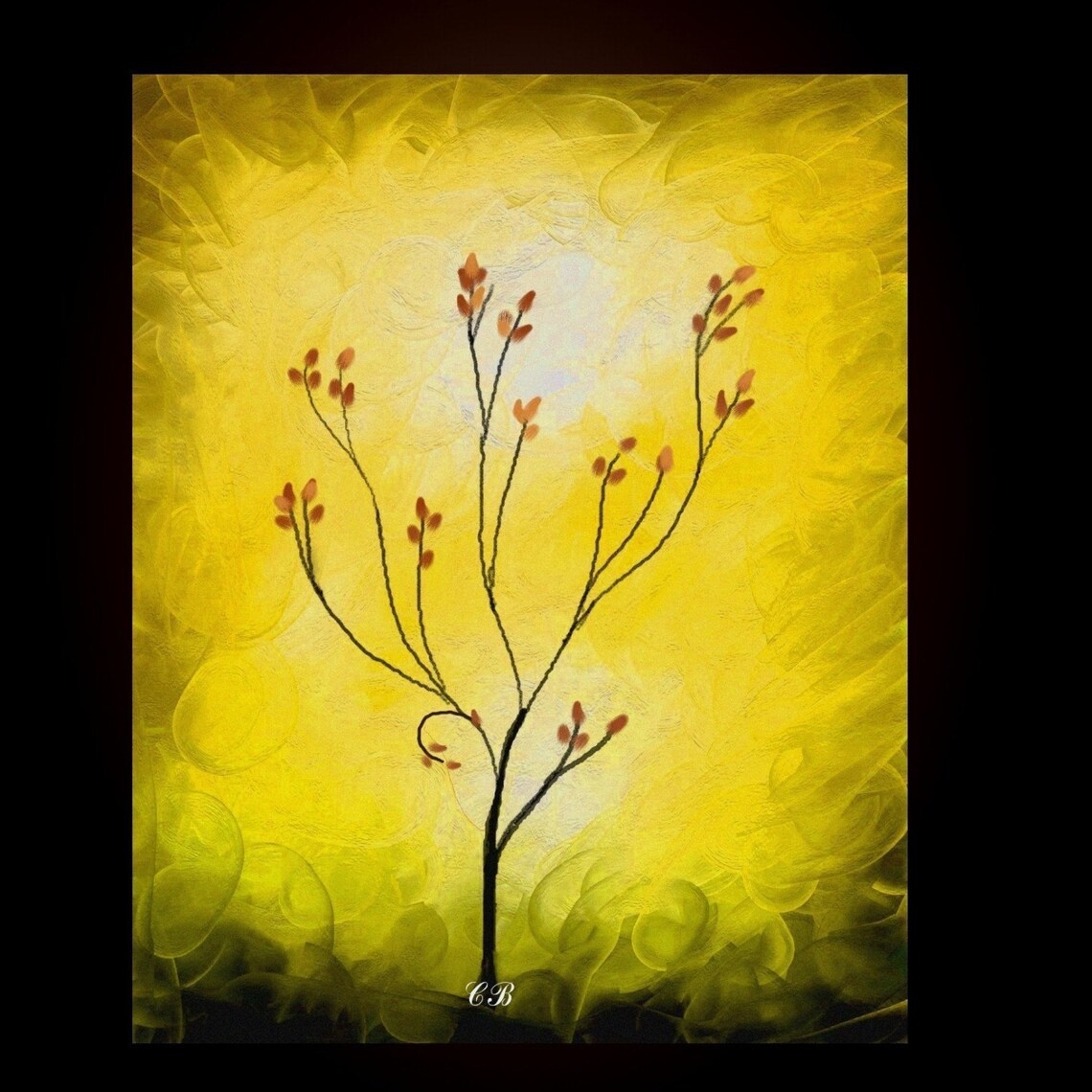 Four Seasons Abstract Landscape Art Prints Free Shipping Inside US - Etsy