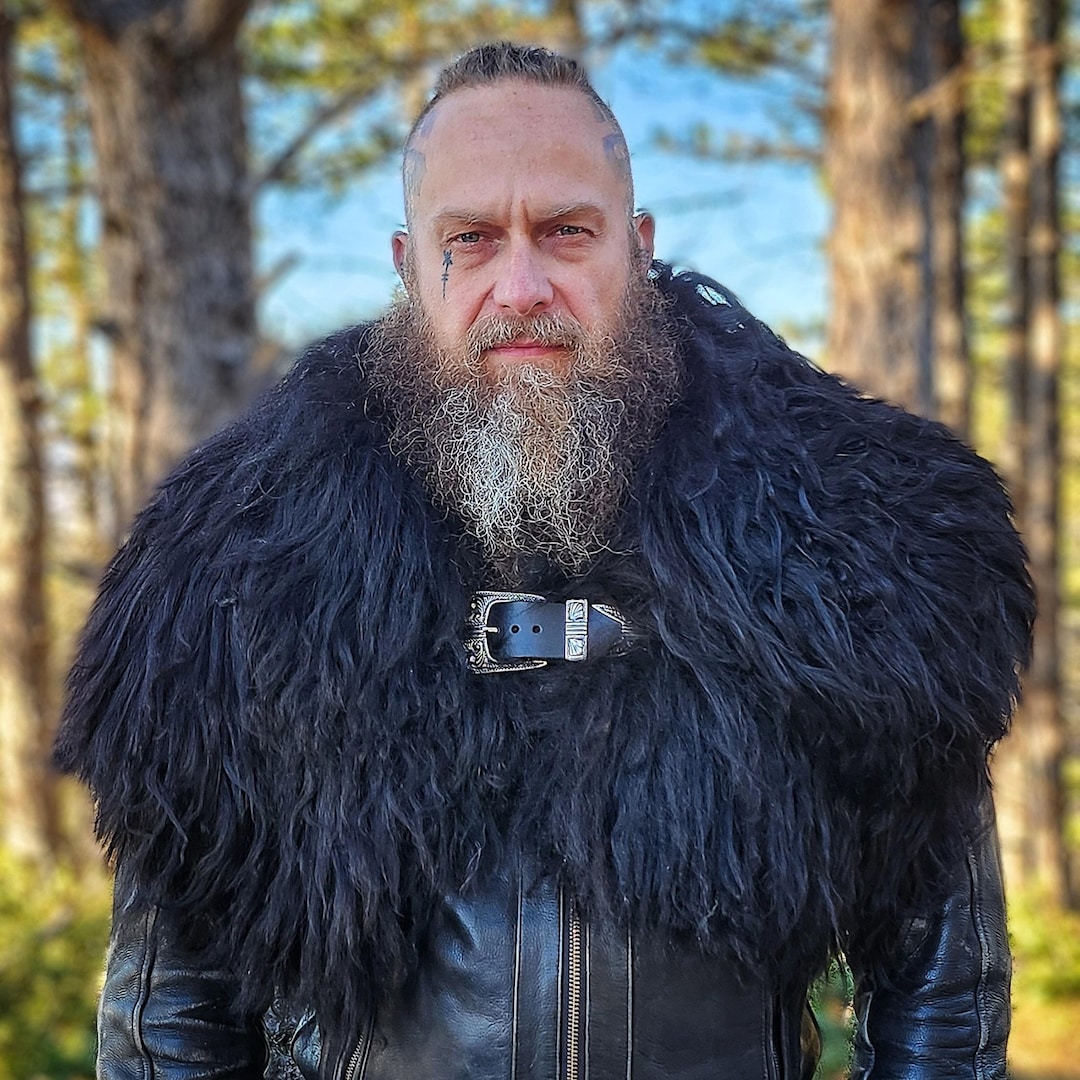 Viking Shoulder Real Fur, Sheepskin, Cape, Larp, Cloak, Medieval ...