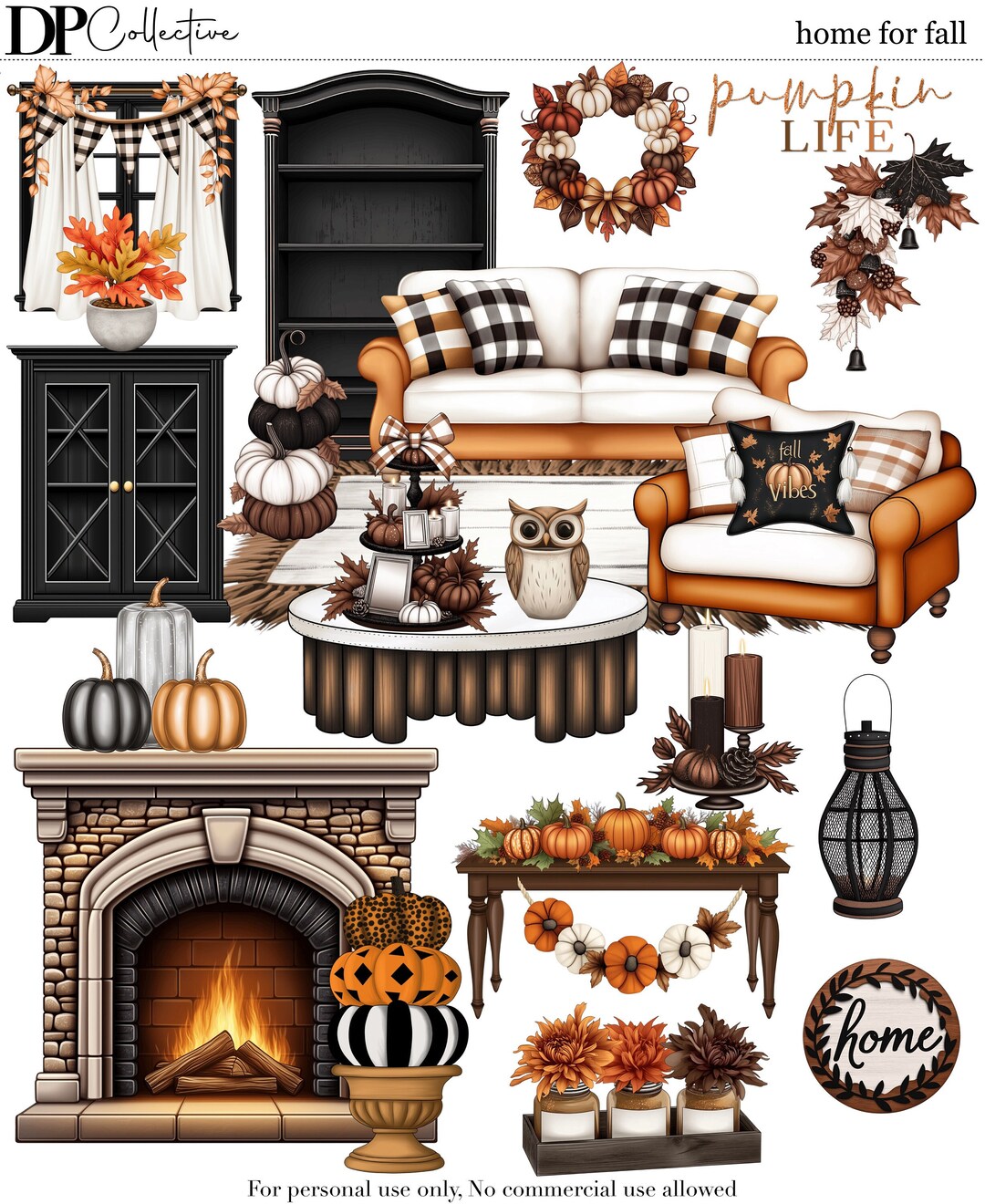 Create a Scene-home for Fall - Etsy