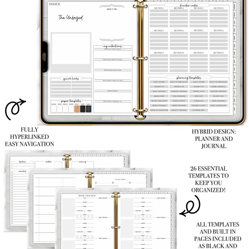 Built in Journal - Etsy