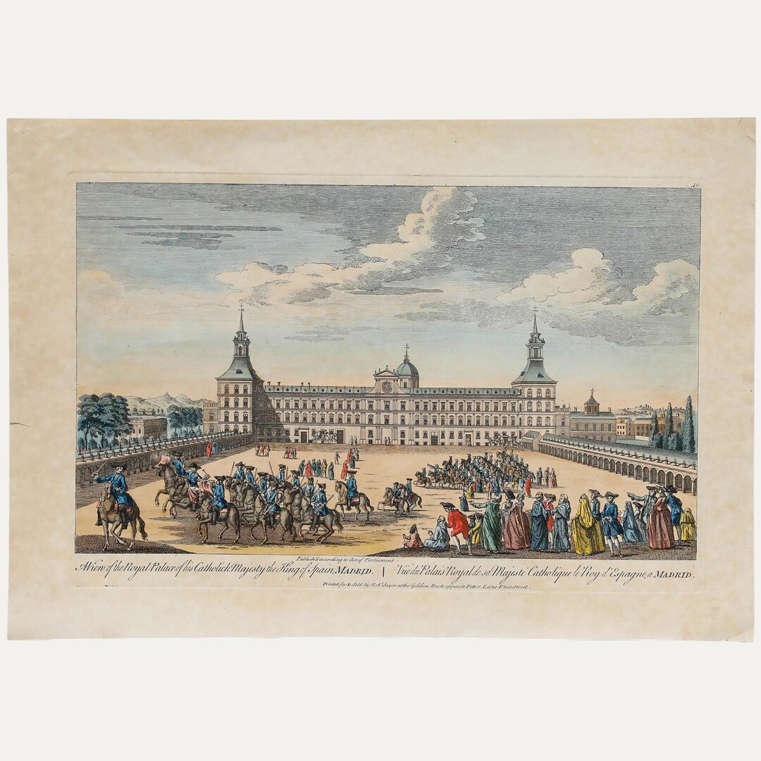 Robert Sayer (1725-1794) - 18th Century Engraving, A View of the Royal ...