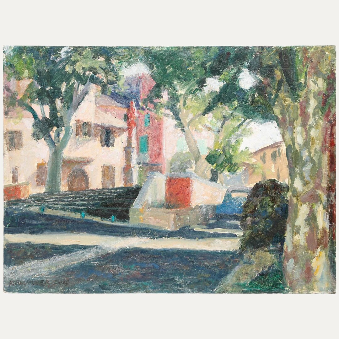 Pauline Plummer (b.1933) - Contemporary Oil, Villars Original Vintage ...