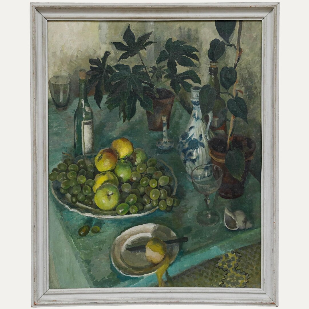 Pauline Plummer (b.1933) - 20th Century Oil, Fruits and Plants Still ...