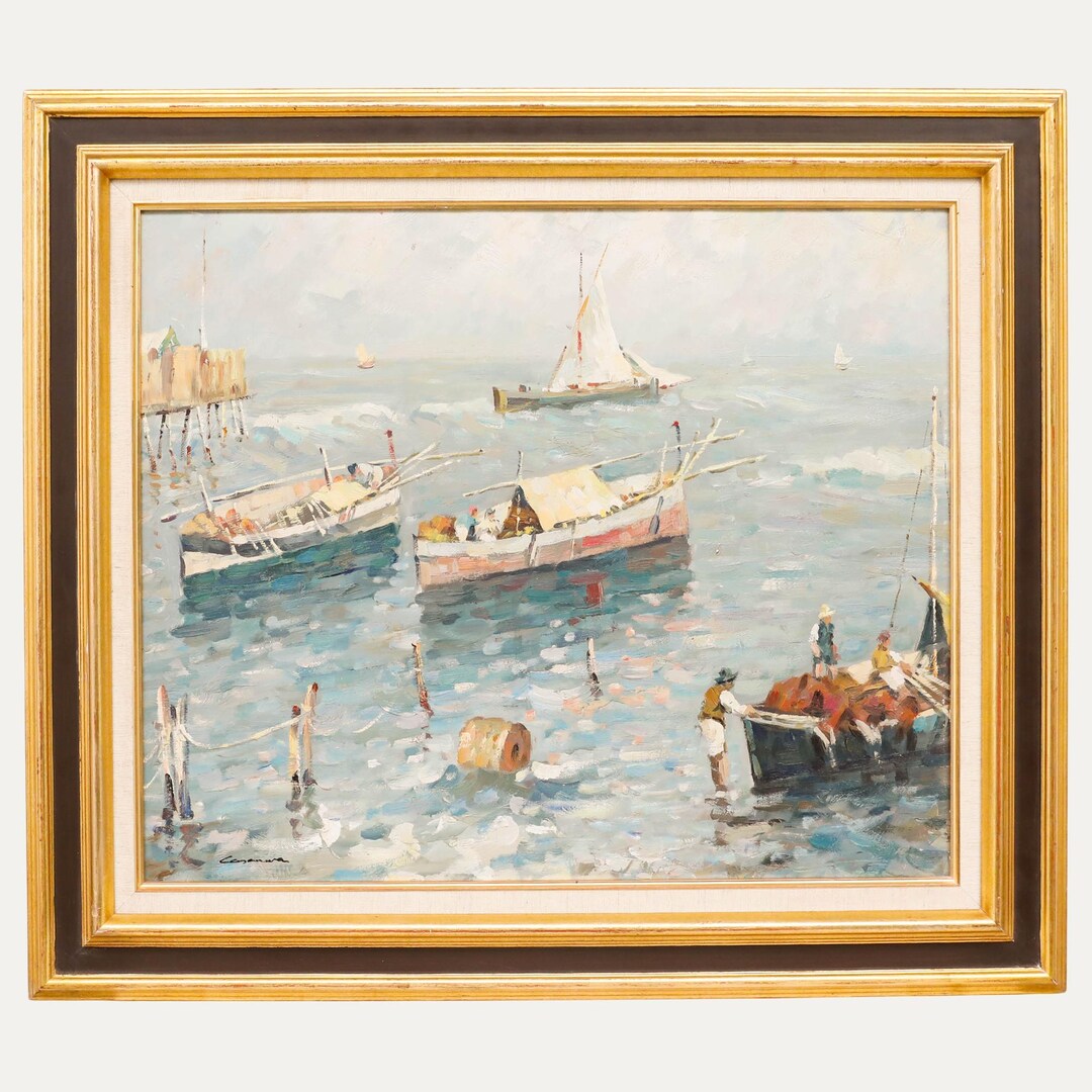 Jose Casanova (1933-1989) - 20th Century Oil, Reflections on the Water ...