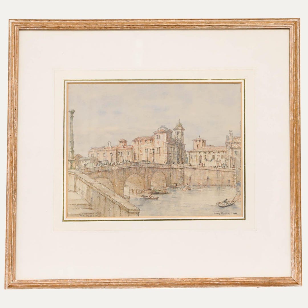 Sir Henry George Rushbury RA (1889-1968) - 1968 Watercolour, Isola ...