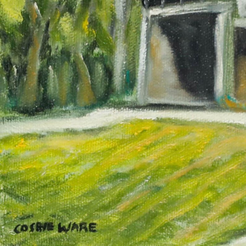 Douglas Cosbie Ware (b.1955) - 1993 Oil, Wakefield Barn Original ...